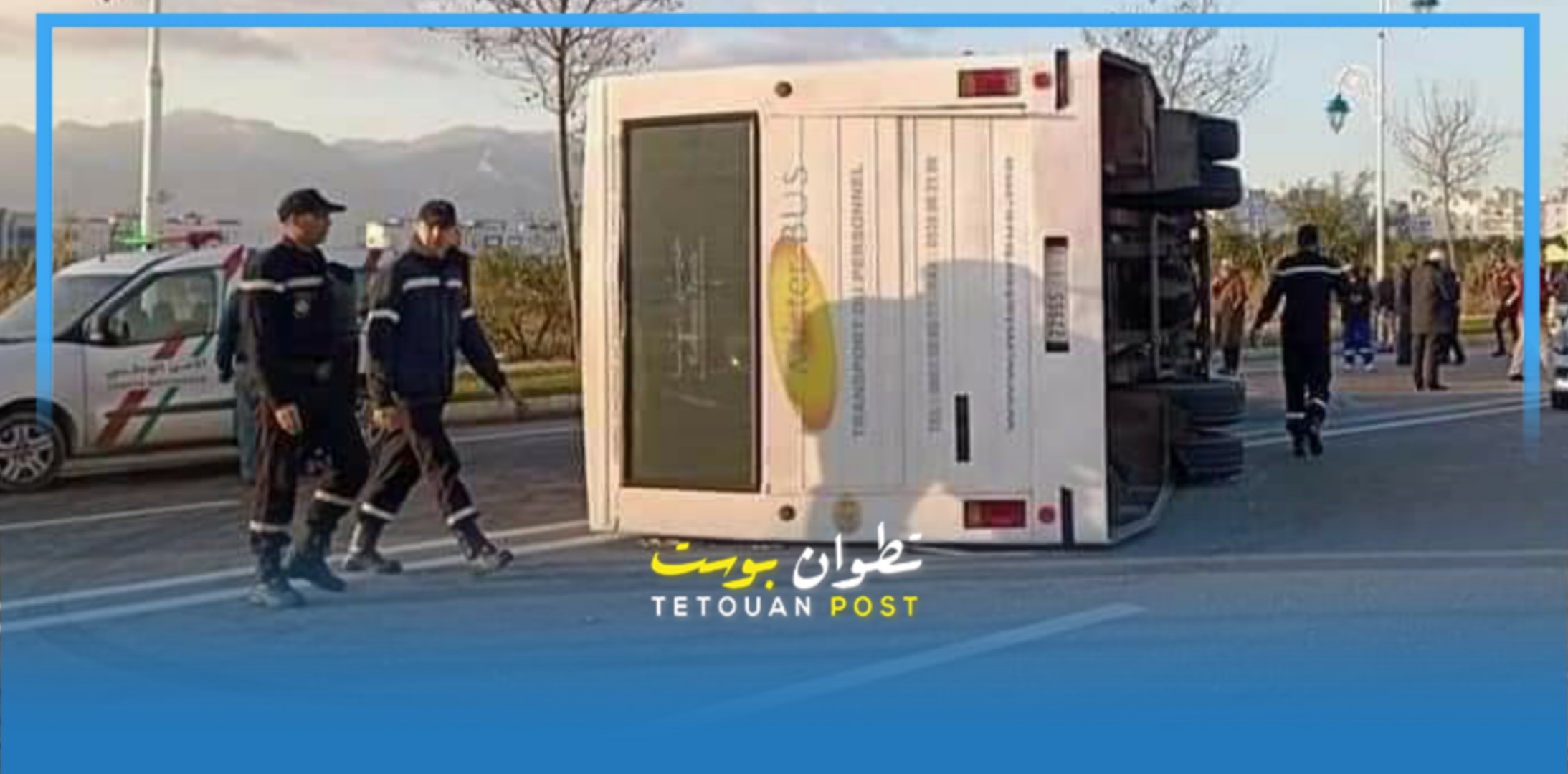 ستة جرحى في حالة خطيرة ومصرع سيدة بطريق مرتيل - تطوان بوست